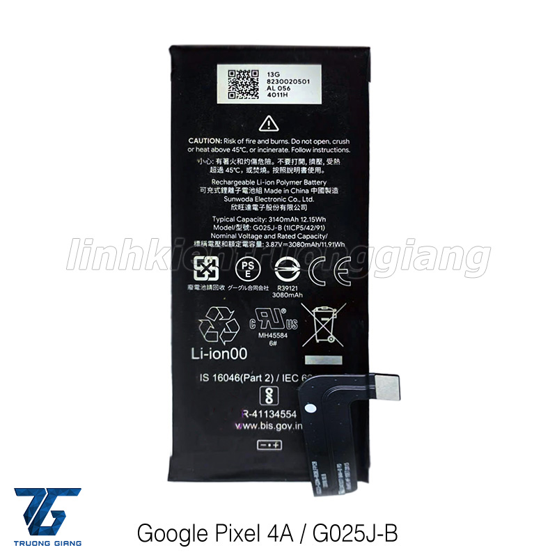 Pin Google Pixel 4A / G025J-B | Pin | Google Pixel