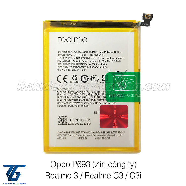 Pin Oppo BLP693 / Realme 3 / Realme C3 / Realme C3I (Zin công ty) | Pin ...