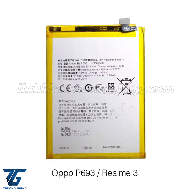 Pin Oppo P693 / Realme 3 / Realme3 (AA) | Pin | Oppo - Realme - OnePlus