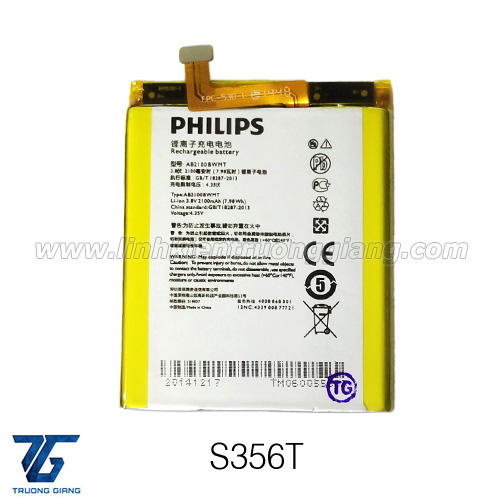 Pin Philips S356T (AB2100BWMT) | Pin | Philips