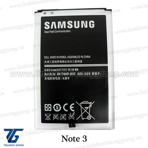 Pin Samsung Note 3 Neo / Note 3 mini / N7505 (EBBN750BBC / 3100mAh ...