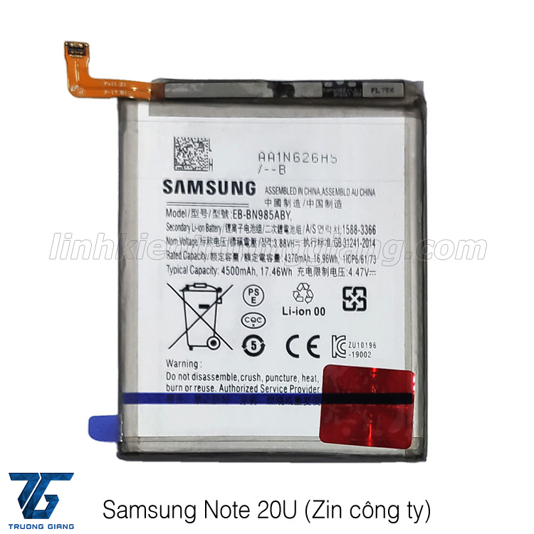 Pin Samsung Note 20Ultra / G985 / Note 20U / Note 20 Ultra / EB ...