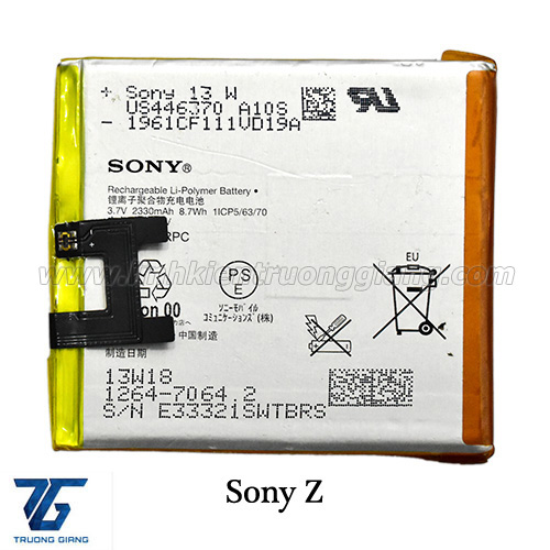Pin Sony Z / Sony C / C2305 / M2 / LT36 / C6602 / C6603 / SO-02e (2330mAh / LIS1502ERPC) | Pin ...