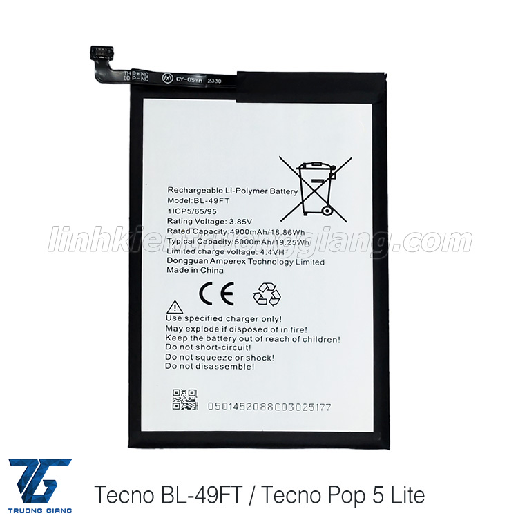 Pin Tecno BL-49FT / Tecno Pop 5 Lite | Pin | Tecno
