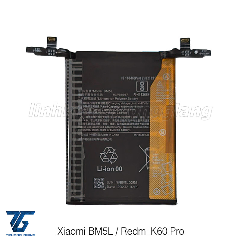 Pin Xiaomi BM5L / Redmi K60 Pro | Pin | Xiaomi - Redmi - Poco