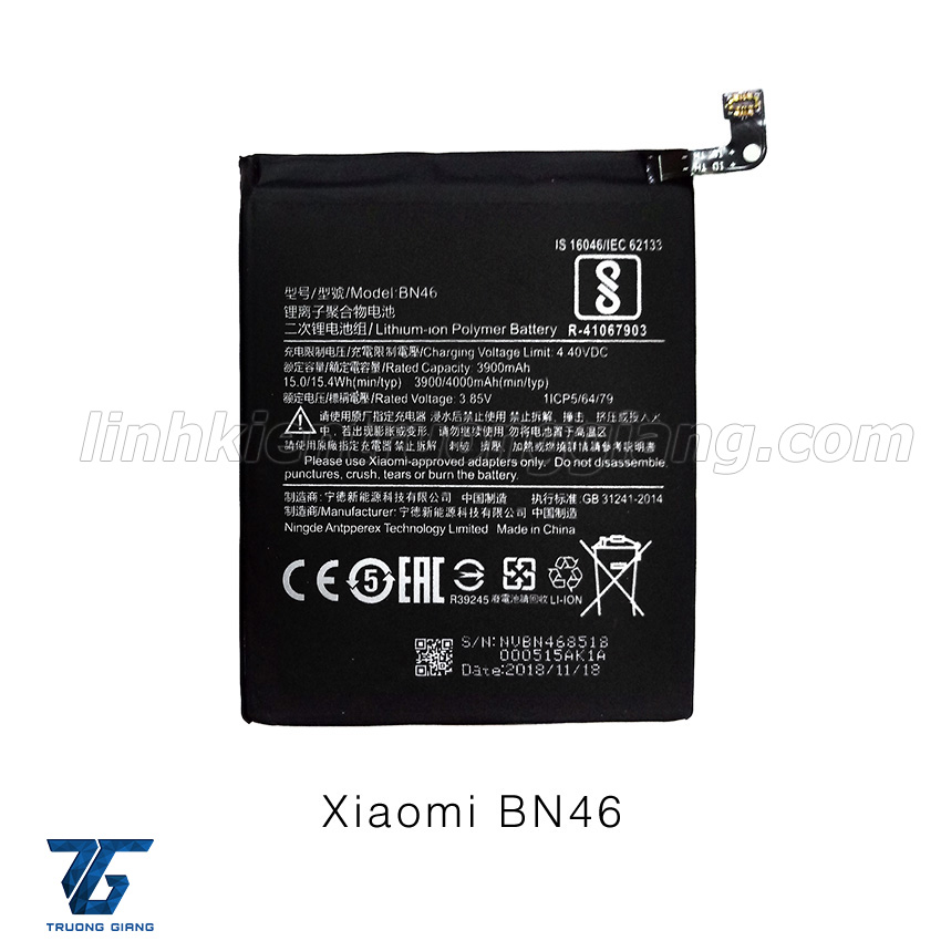 Pin Xiaomi BN46 (ngắn) / Redmi Note 6 | Pin | Xiaomi - Redmi - Poco