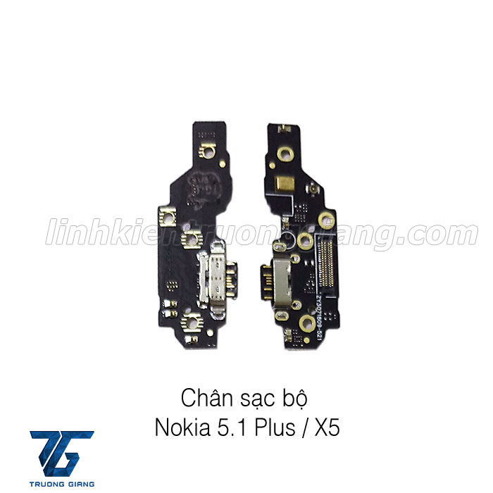 Chân sạc bộ Nokia 5.1 Plus / X5 / 5.1+ / 5.1Plus | Chân sạc - Nút nguồn - Khe sim | Nokia