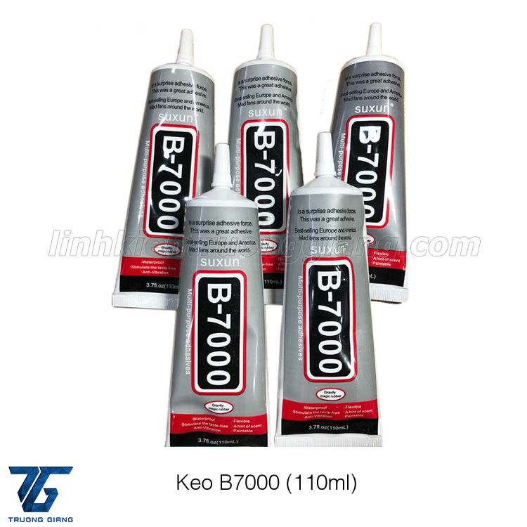 Keo B7000 (110ml - Gel trắng) - Keo chai dán - Keo UV
