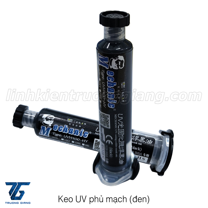 Keo UV đen phủ mạch - Keo chai dán - Keo UV