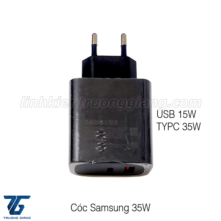 Cóc sạc Samsung 35W / USB 15W / TYPC 35W (Zin) | Dây sạc - Cóc sạc - cáp sạc | Samsung Galaxy
