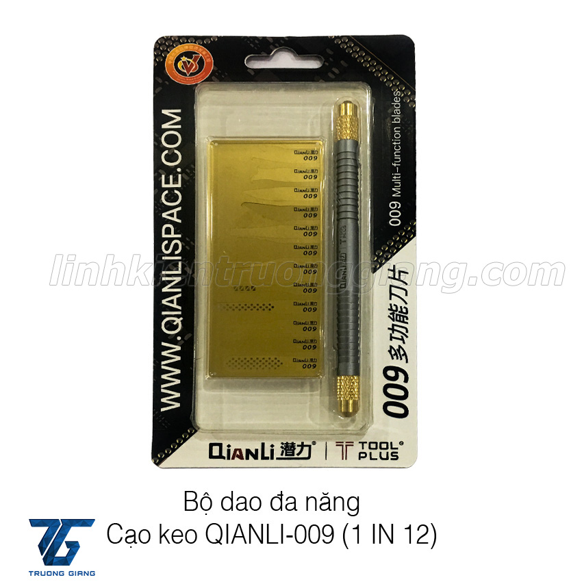 Bộ dao đa năng - Cạo keo QIANLI-009 (1 IN 12) - Bộ dao cạo keo - dao đa năng
