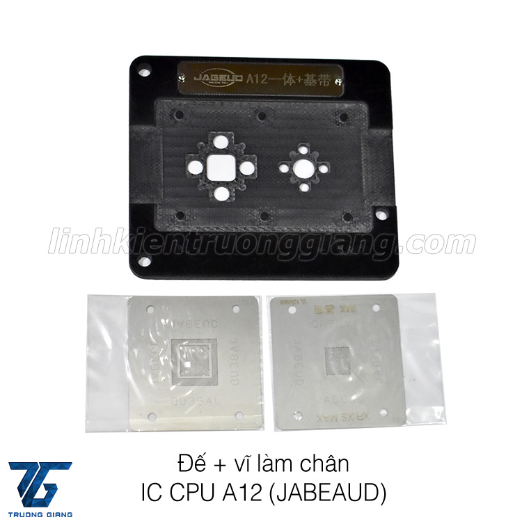 Đế + vĩ làm chân IC CPU A12 (JABEAUD) - Đế - Vỉ đổ chân IC